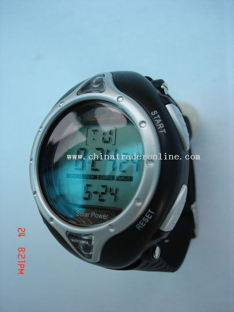 wholesale solar watch 88 Ladies Solar Power Sports Watch with Large 4 ...
